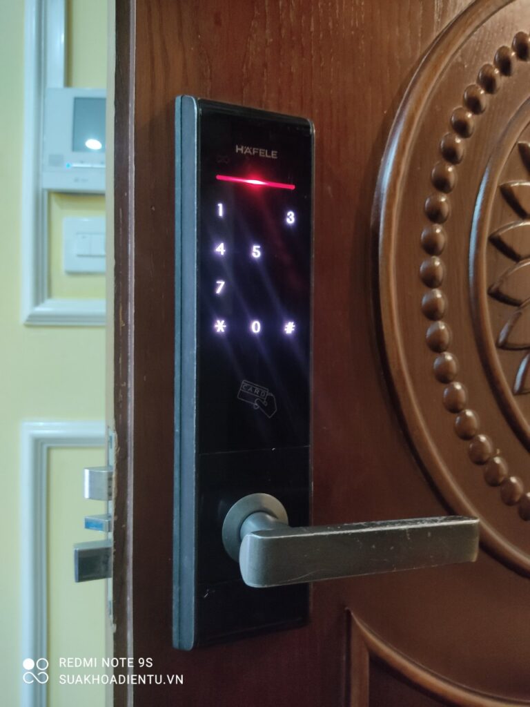 Hướng dẫn thay mạch điện cảm ứng khóa Hafele EL8000-TC - Sửa khóa điện tử